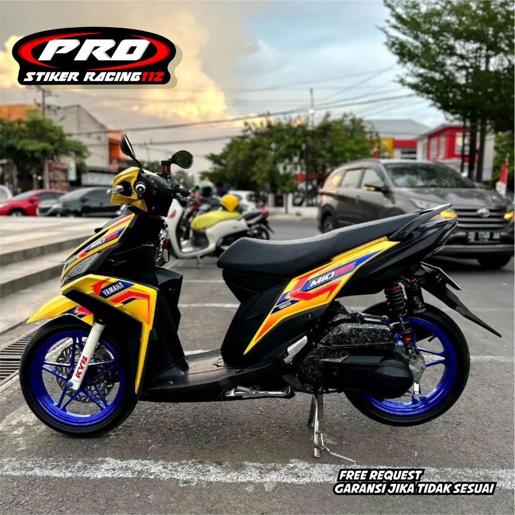 Mio m3 mio 125 striping Sticker Latest Design free request Name nmr ...