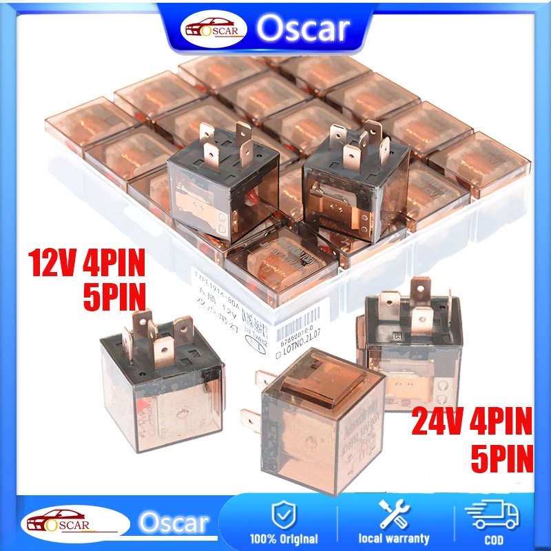 Horn Relay/Transparent Relay 4ft 5ft 12V & 24V 80A | Shopee Philippines