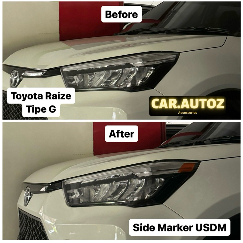 Sticker Side Marker Orange Headlight Toyota Raize G | Shopee Philippines
