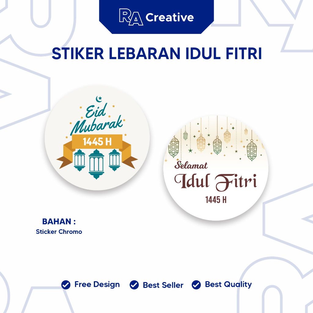 Idul Fitri / Eid Cookie Label Stickers and Parcels v.3 | Shopee Philippines