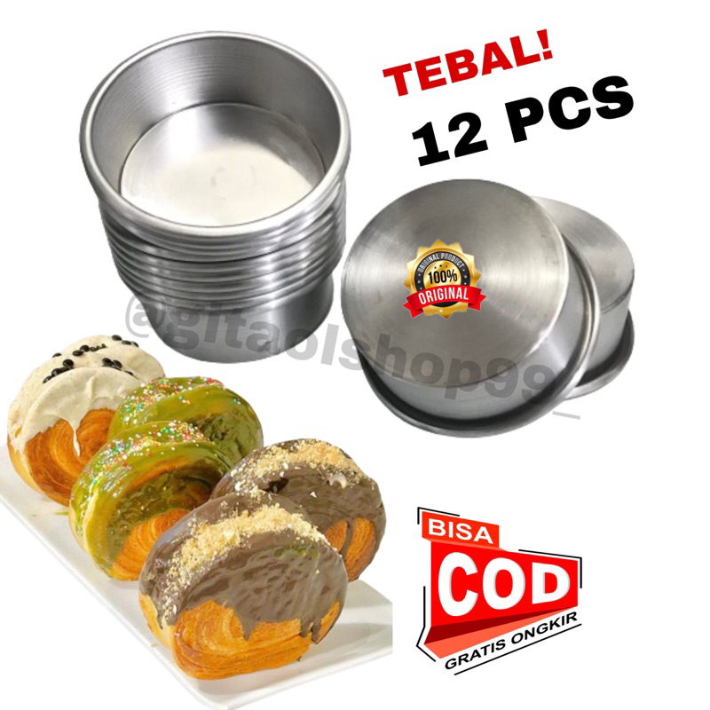 Mini Round Pan Cromlononi Bal Bal Bento Pancake Mold Pan 12 pcs ...