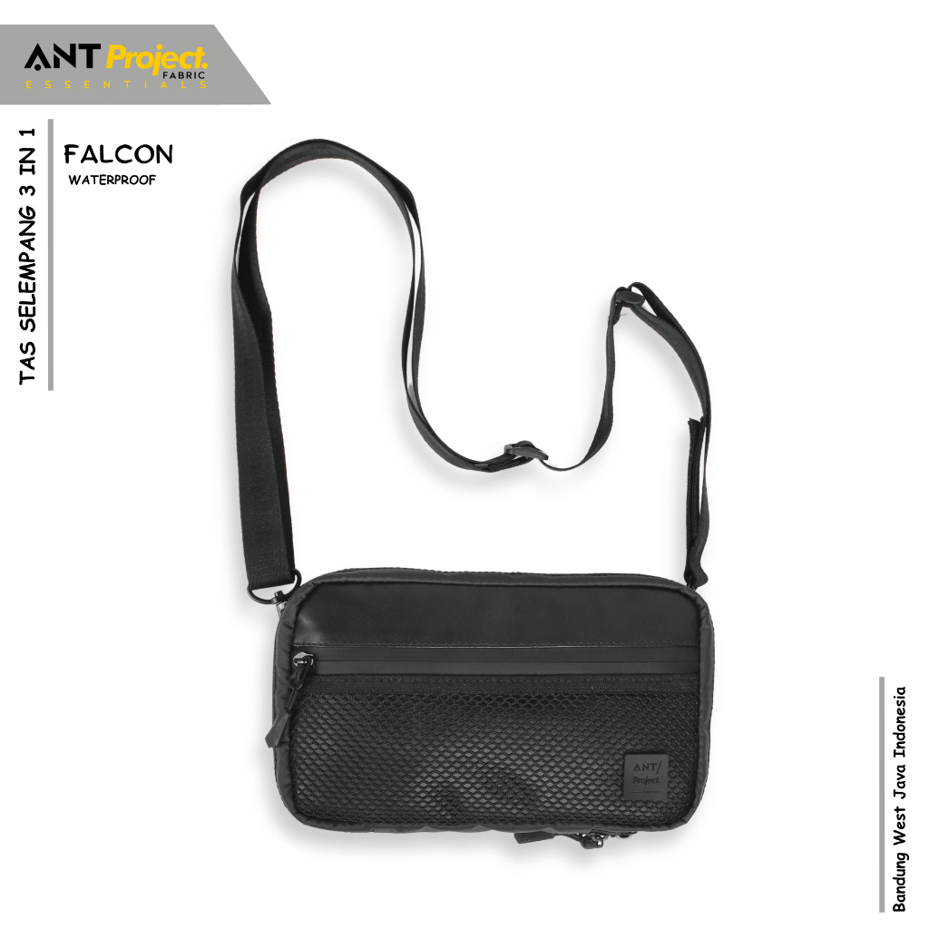 ANT PROJECT - FALCON 3 in 1 Waterproof Men's Sling Bag - Extra Slot ...