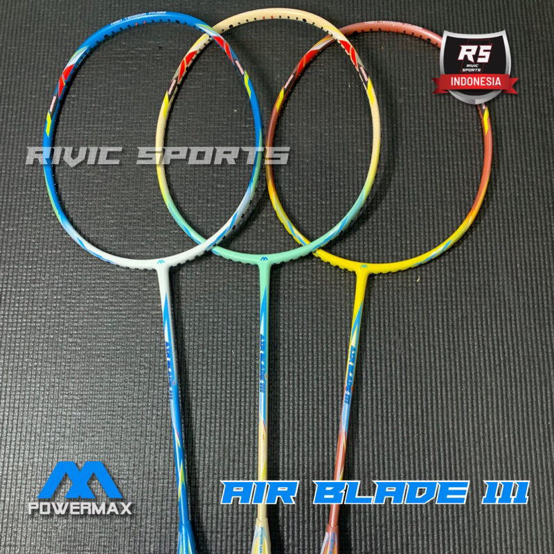 Powermax AIR BLADE 111 36LBS Power Max 100% Original Badminton Racket ...