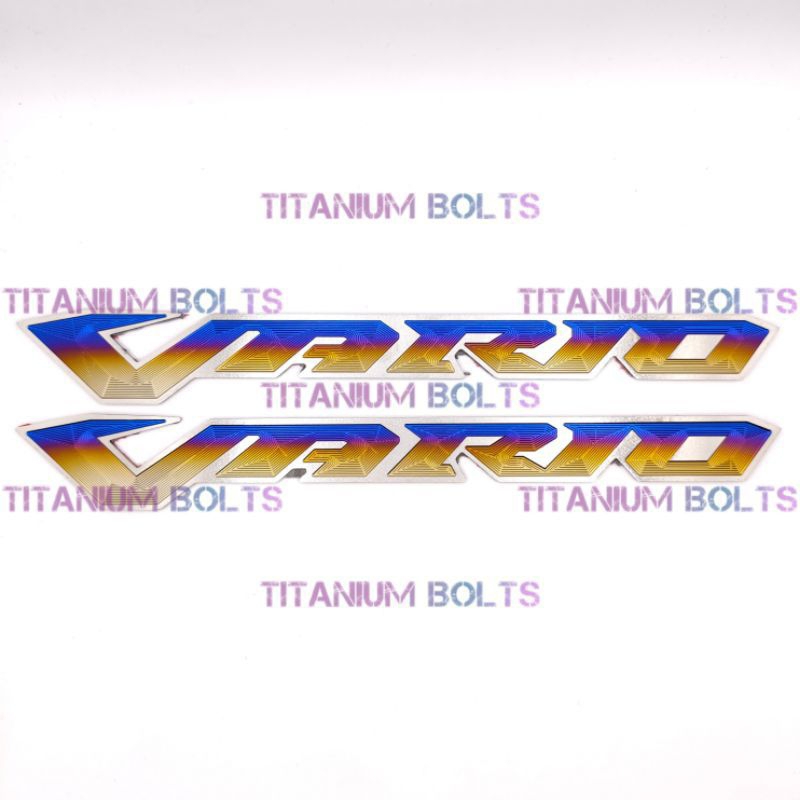 Original Vario Titanium GR5 Emblem A Pair | Shopee Philippines