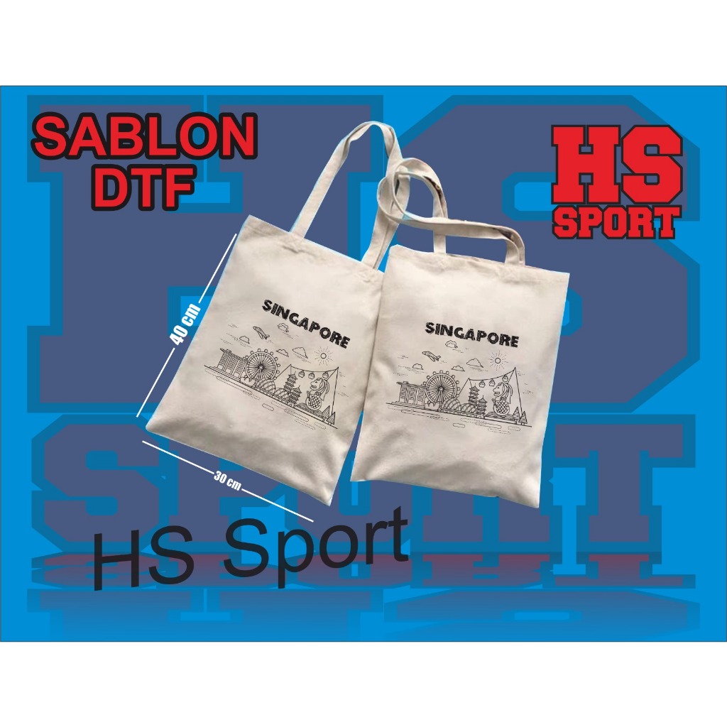 Singapore TOTEBAG - SINGAPORE TOTEBAG - BY SINGAPORE - SINGAPORE ...