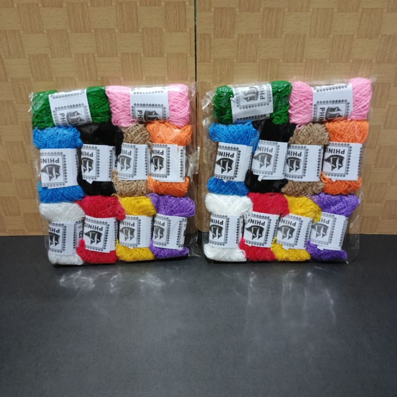 1 Pack Of Small Colorful Wool Yarn Contains 10 Colors | Shopee Philippines