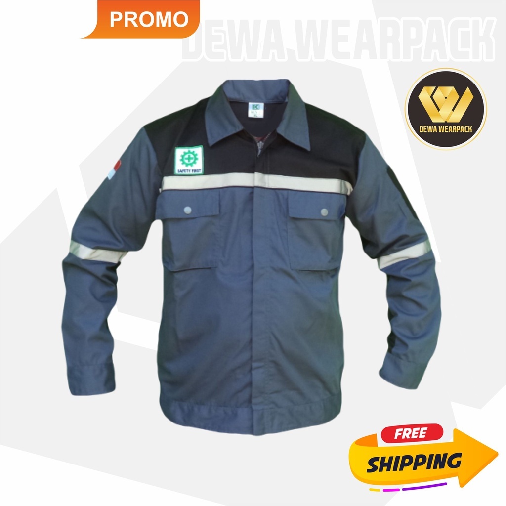 KEMEJA Wearpack Safety Shirt Tops Field Work Shirts/APD K3 Katelpak ...