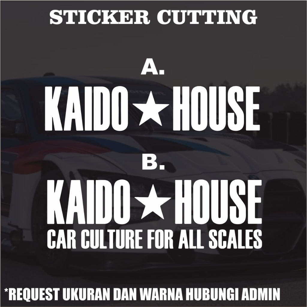 Kaido House Stickers / Cutting Stickers | Shopee Philippines