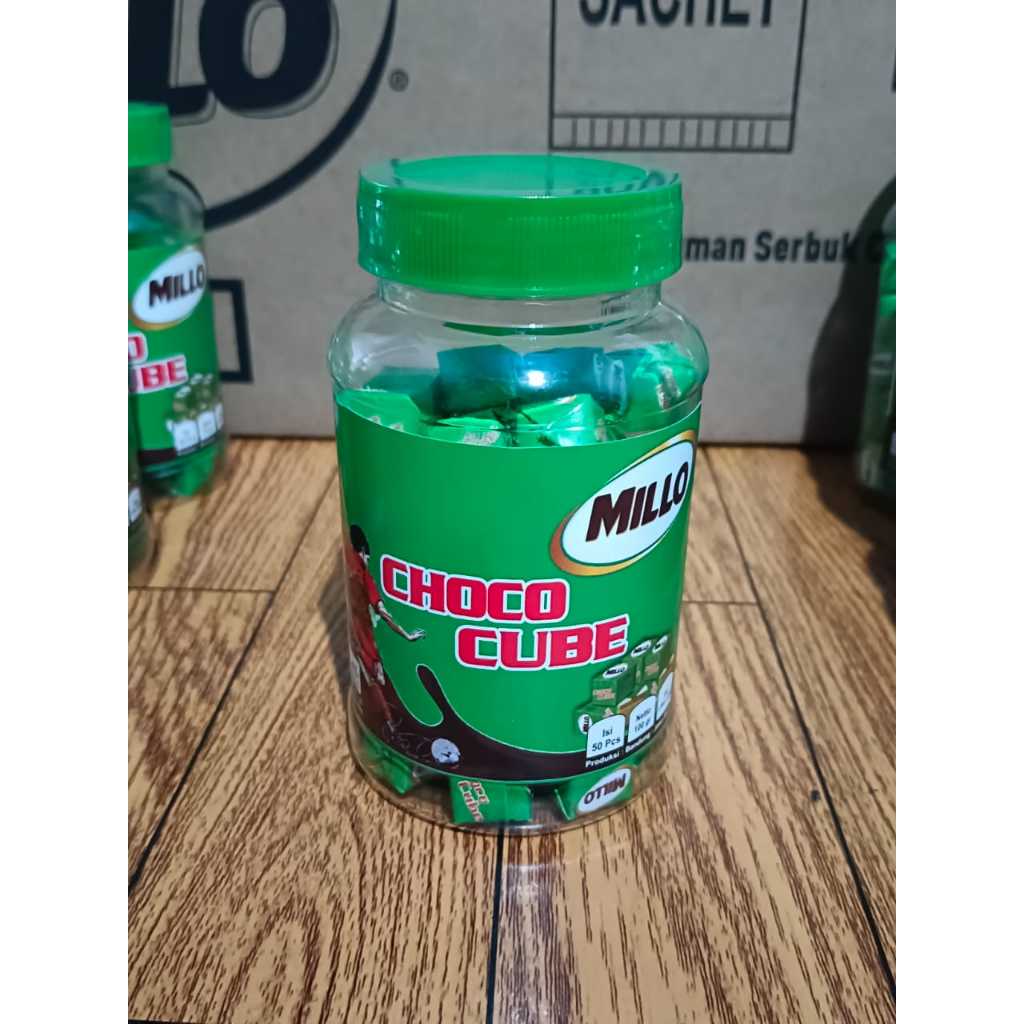 LOKAL Milo / Local Millo Cube 1 Jar (Contains 50 Cubes) | Shopee ...
