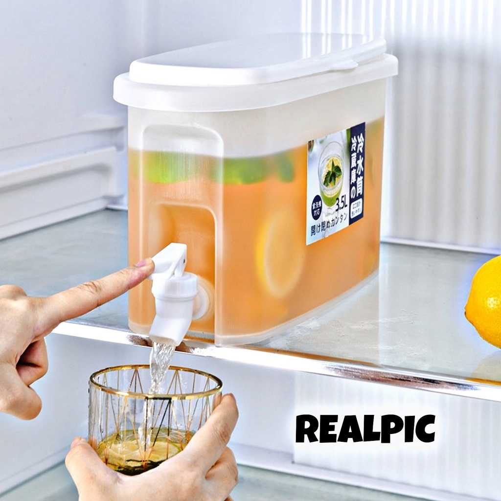 3.5 Liter Mini Plastic Juice Dispenser / Small Water Gallon / Cold ...