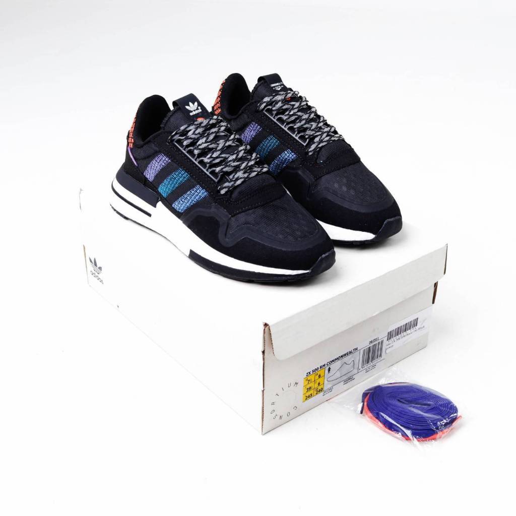 Adidas ZX 500 Boost Og Black Colorway Casual Shoes Made In Vietnam ...