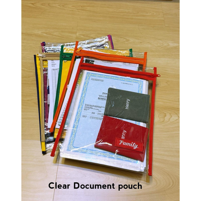 Fawn'g Handmade - Clear Document Pouch | Shopee Philippines