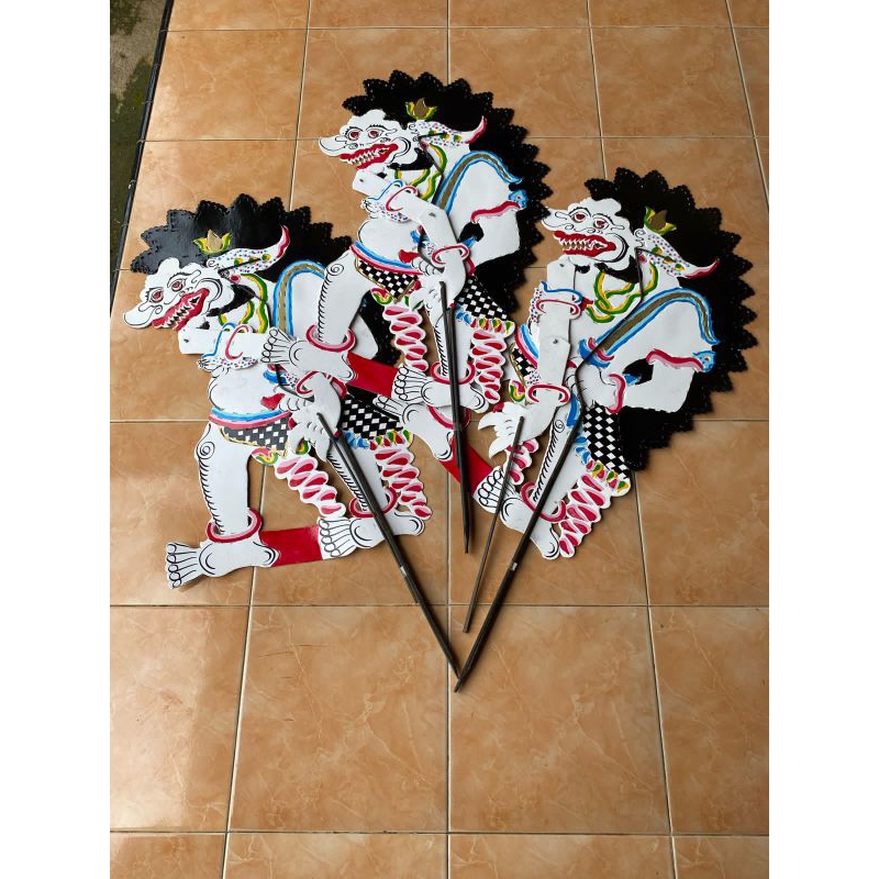 PUTIH HIASAN DINDING Puppet buto amral White Puppet Cardboard duplex ...