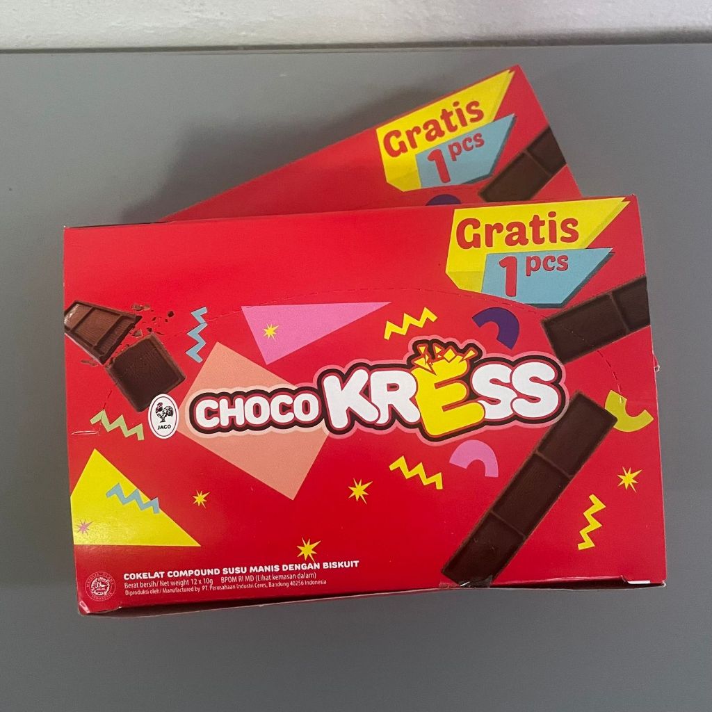 Jago CHOCO KRESS 10 GRAM 1 BOX CONTAINS 12 / CHOCOLATE ROCK CHICKEN ...
