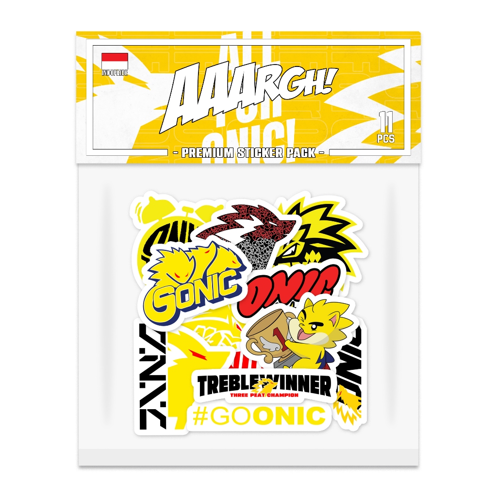 Onic SPORTS Sticker Pack vol. 4 (Sonic Edition) | Shopee Philippines