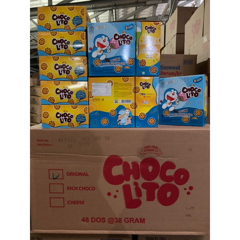 Original Chocolito Cookies With Chocochip box packaging | Shopee ...