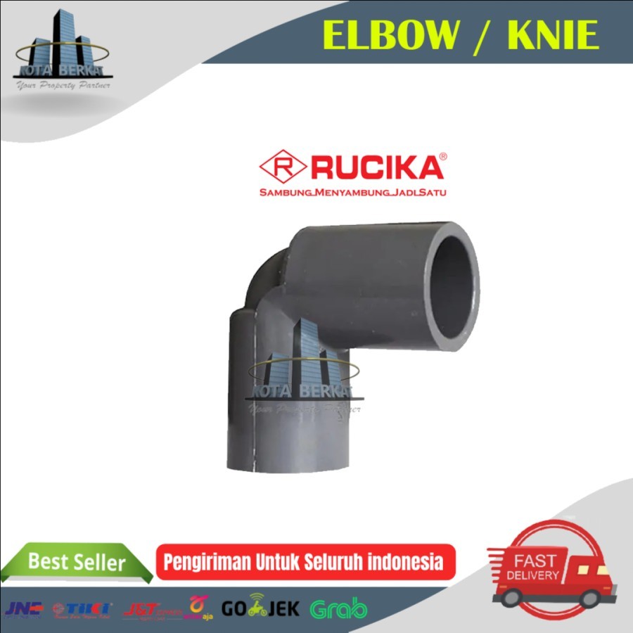 Elbow / KNIE / KENI PVC PVC PIPE CONNECTION RUCIKA 1 1/2 INCH | Shopee ...