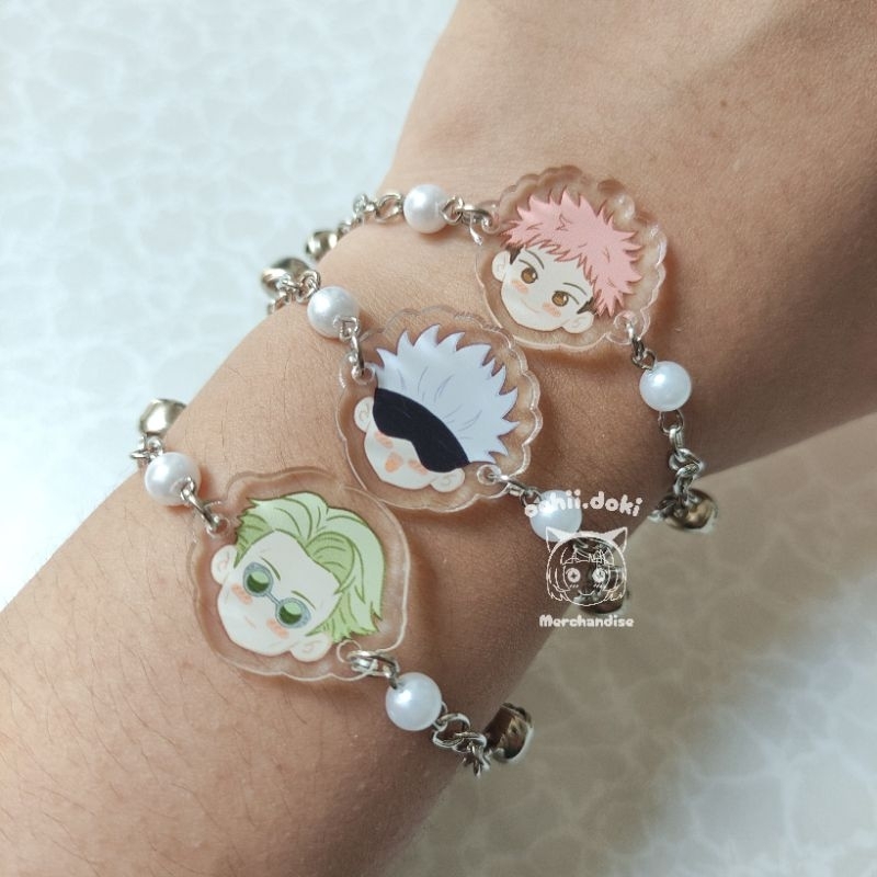 Jujutsu Kaisen Anime Chain Bracelet | Shipping april 12th | Shopee ...