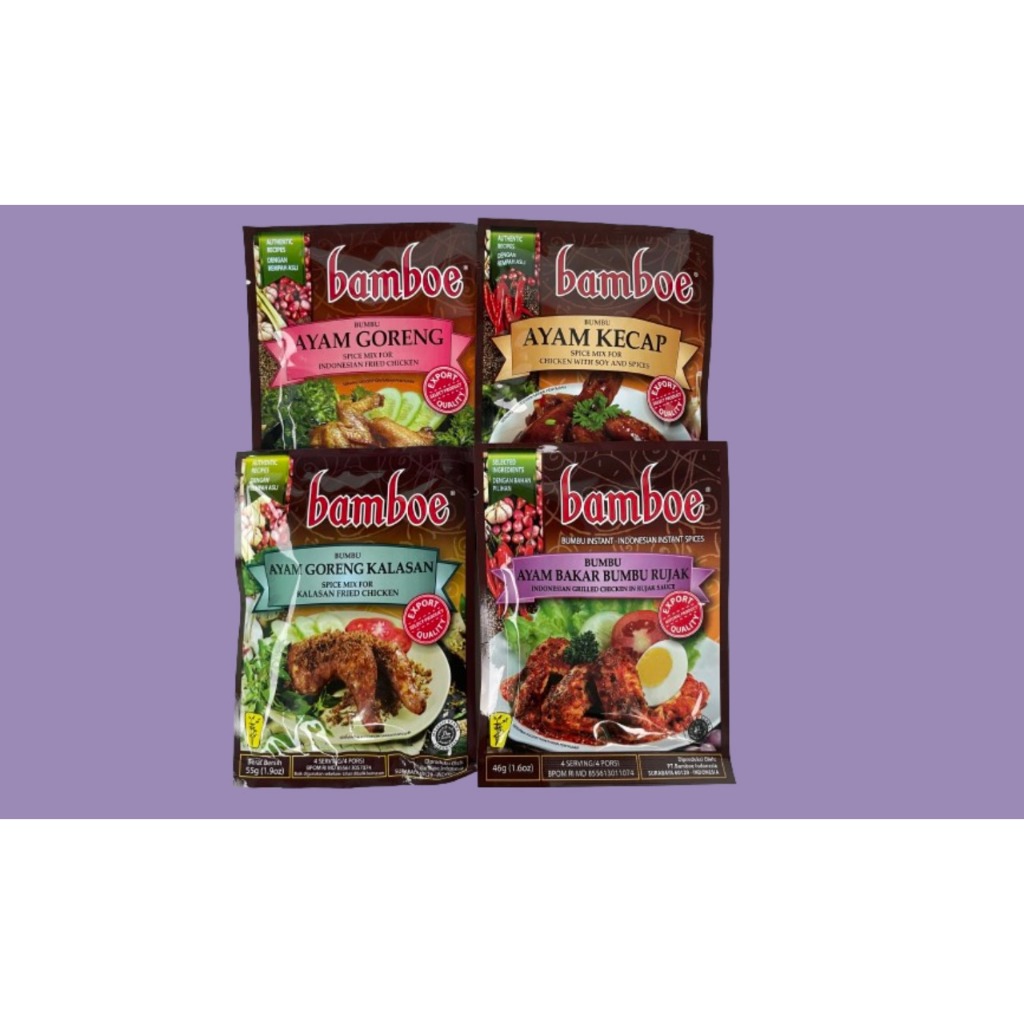 Bamboe EXPORT QUALITY Chicken Series Instant Cooking Seasoning [Fried ...
