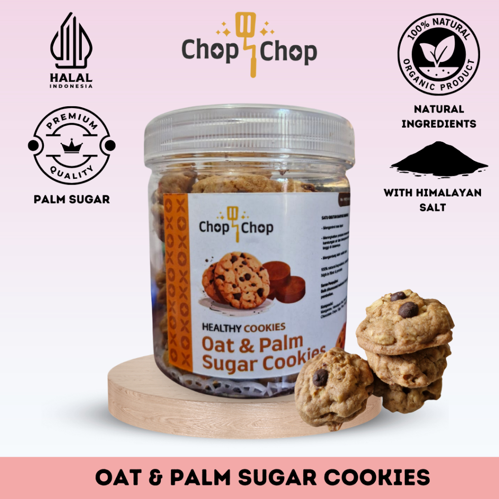 Oat & Palm Sugar Cookies Chop Chop - Low Calorie Healthy Cookies ...
