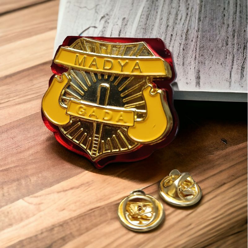 Madya mace Pin Mica thick cast acrylic safety Pin | Shopee Philippines