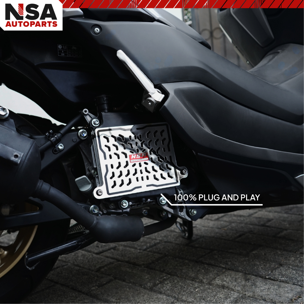 MESIN NSA AUTOPART RADIATOR COVER NMAX NEW OLD AEROX NEW AEROX OLD LEXI ...
