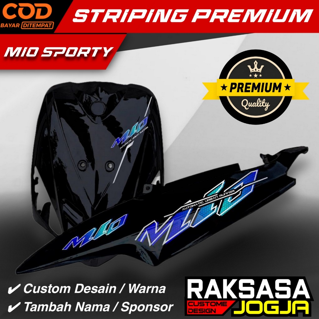 Custom STRIPING MIO SPORTY VINIL AND TRANSPARANT PREMIUM QUALITY BONUS ...