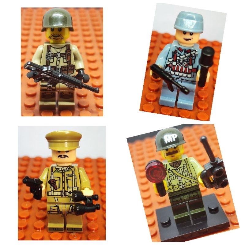 Minifigure Bricks - WW2 Allied Soldier | Shopee Philippines