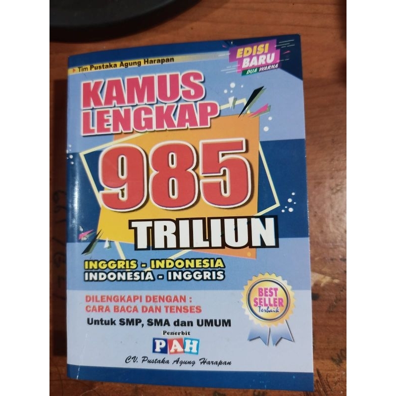 Complete English-Indonesian Dictionary 985 Trillion | Shopee Philippines