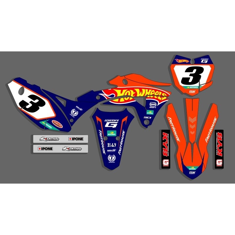 Decal custom full body gordon decal hot wheel hot wel best | Shopee ...