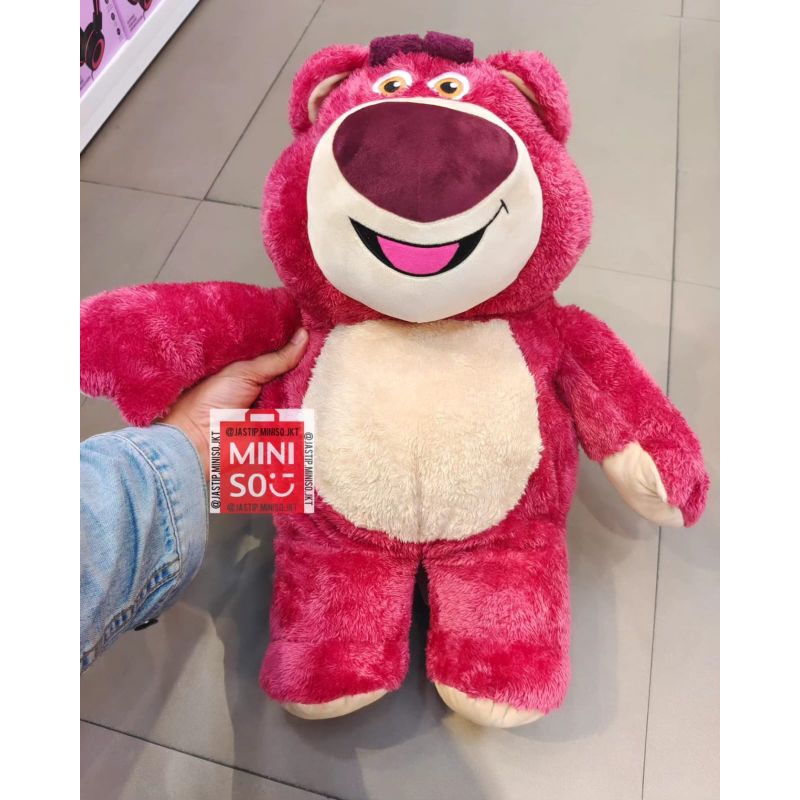 Miniso Stuffed Plush LOTSO JUMBO with Strawberry Scent/Strawberry ...