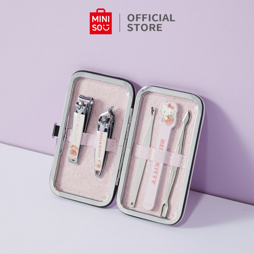 MINISO X Sanrio Strawberry Colletion Nail Clipper Manicure Pedicure 5 ...