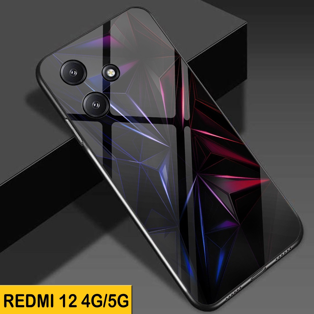 HP KAISAR Latest REDMI 12 Case Fashion ABSTRACT Casing Casing Casing ...