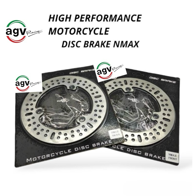 Disc Plate Set Front & Rear Agv Original Nmax 155 Old Nmax 155 New ...