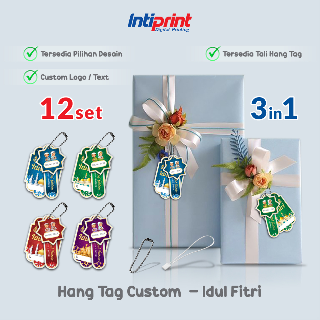 Ramadan Hampers Souvenir Hang Tag/3in1 Hang Tag/Eid Cake Hang Tag/Eid ...