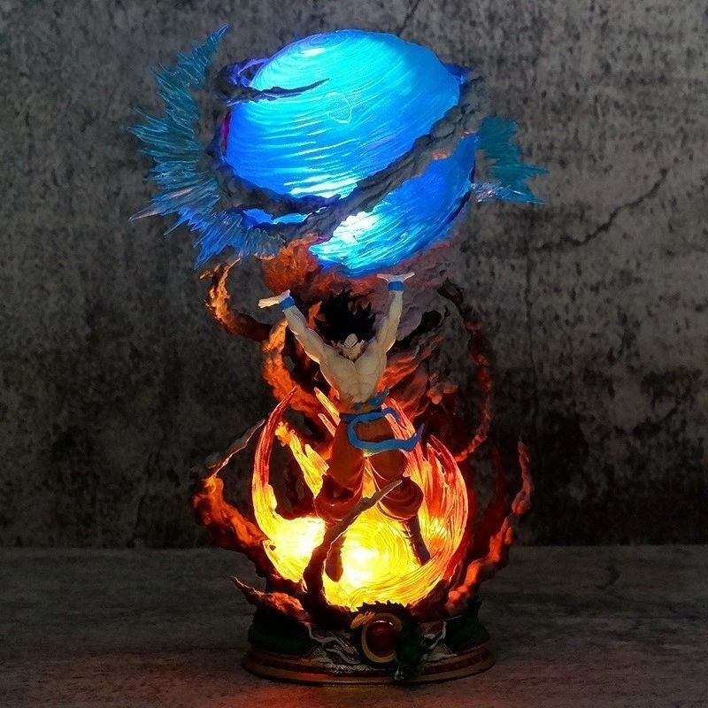 Dragon Ball Son Goku Ultimate Spirit Bomb Led Figure (Medium) | Shopee ...