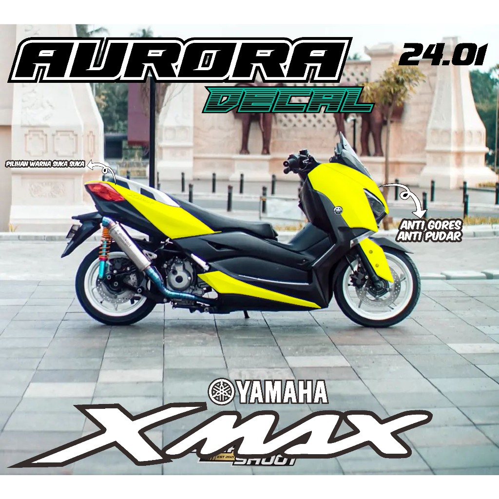 Decal Dekal Sticker Newest Sticker XMAX Connected FULL BODY DESIGN ...