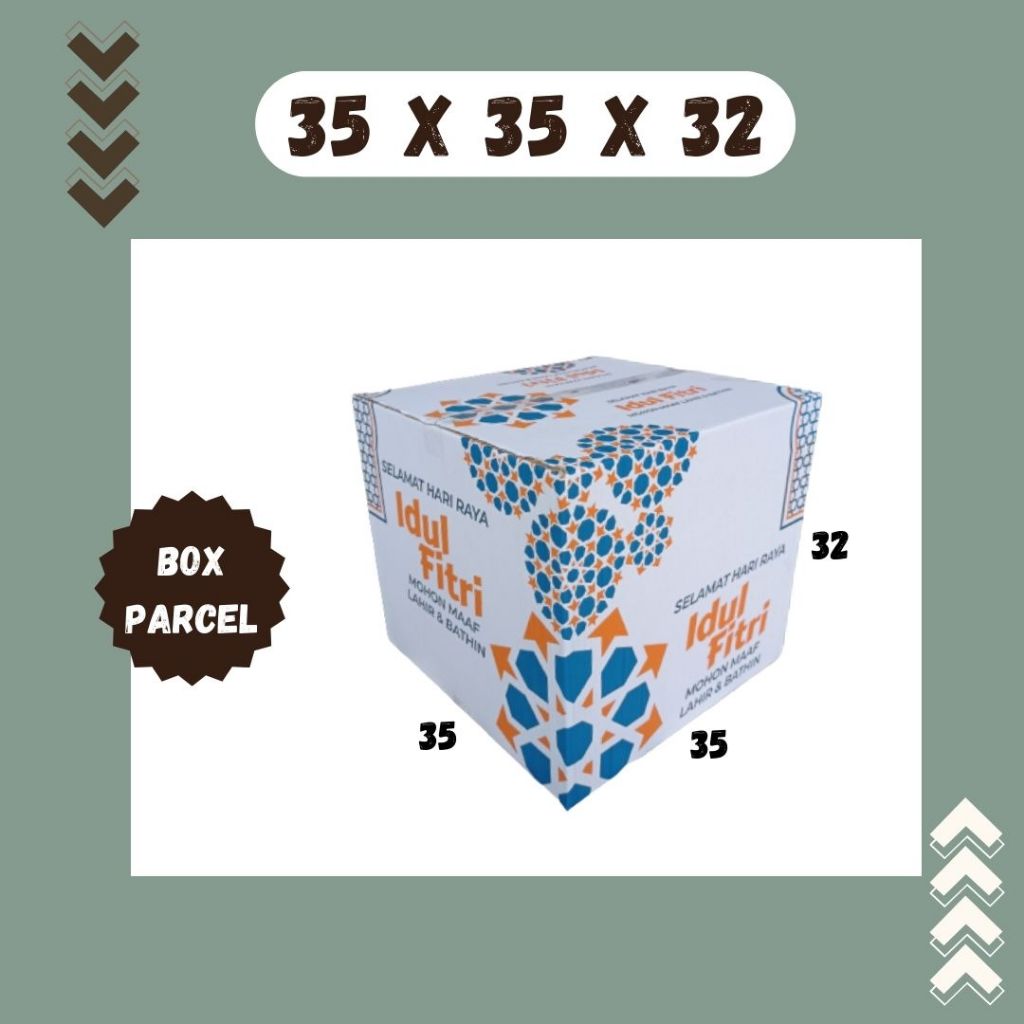 Box Parcel 35x35x32 (Super Jumbo) Cardboard Packing/Kardus Parcel/Box ...