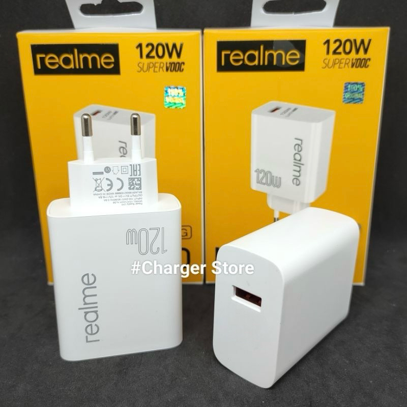 Realme 120W Fast Charging SUPER VOOC DART Charger Shell Adapter ...