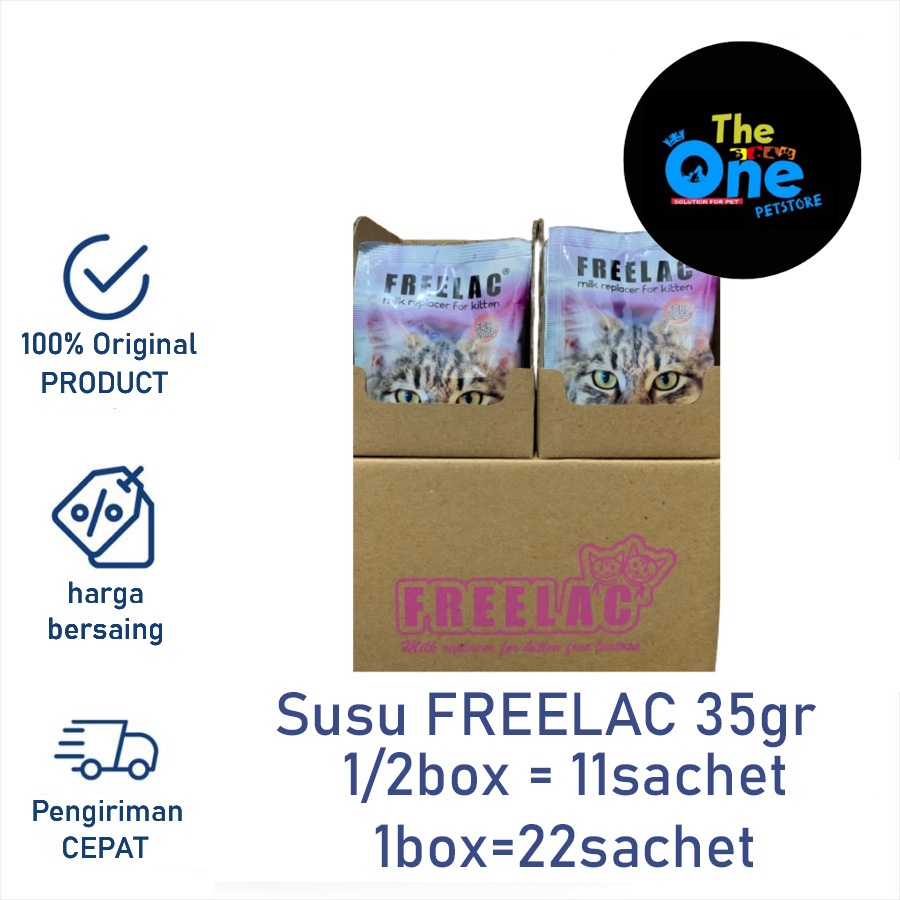 FREELAC Kitten Milk Box 35 gr Milk Replacer for Kittens | Shopee ...