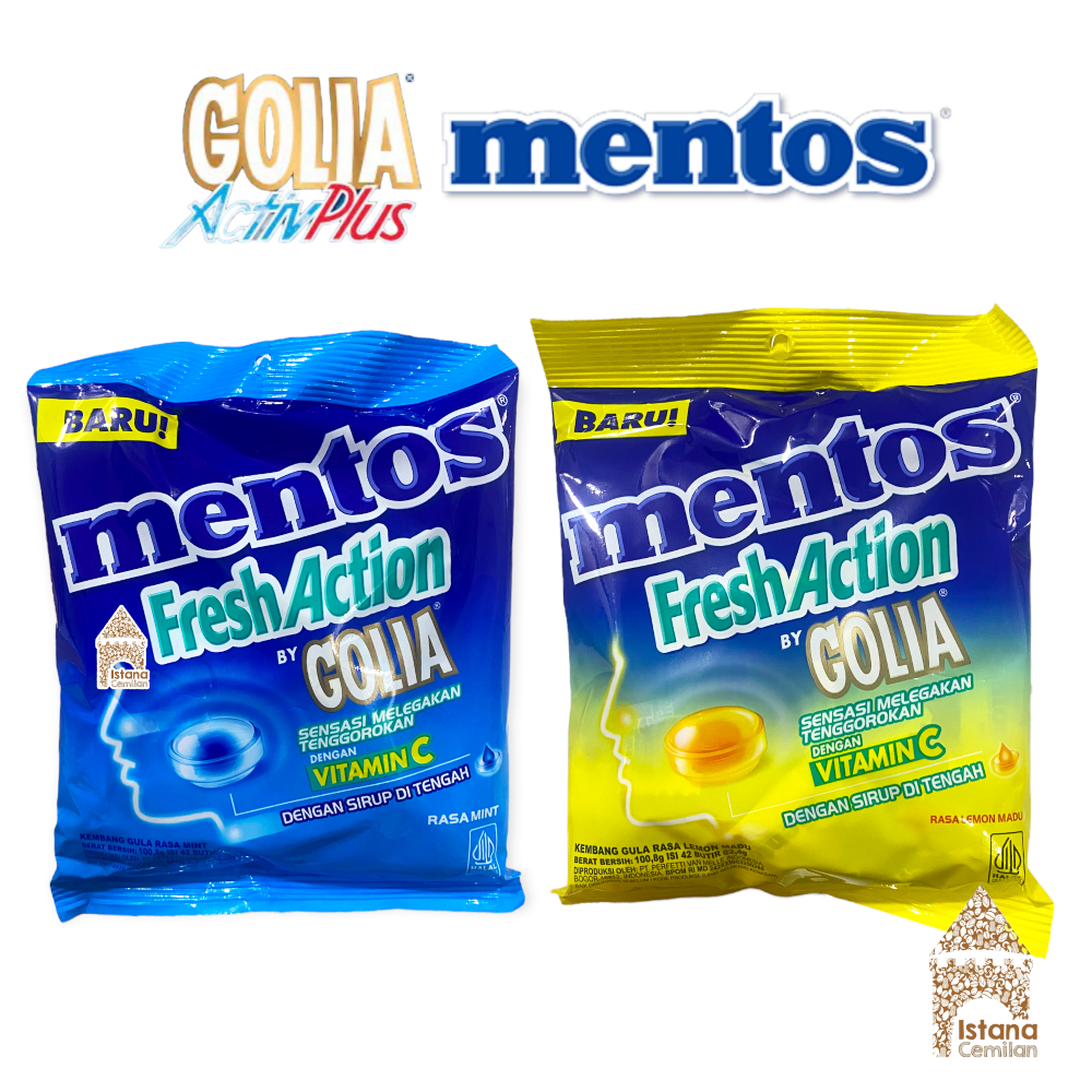 Mentos Fresh Action by Golia Mint Candy Honey Lemon/ (42 pieces ...