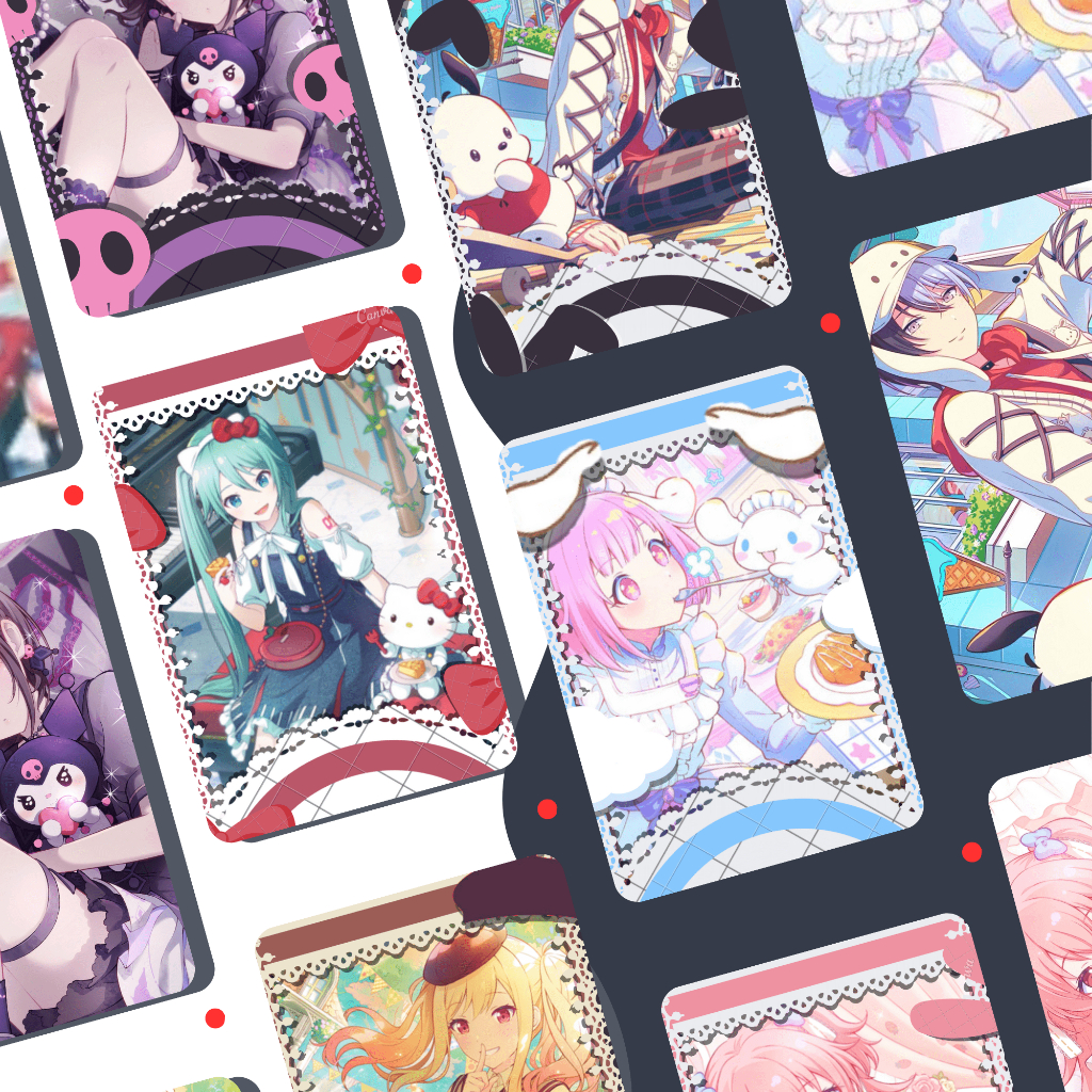 Photocard GAME ANIME Project Sekai Ft. Miku Hatsune | Ver. Sanrio ...