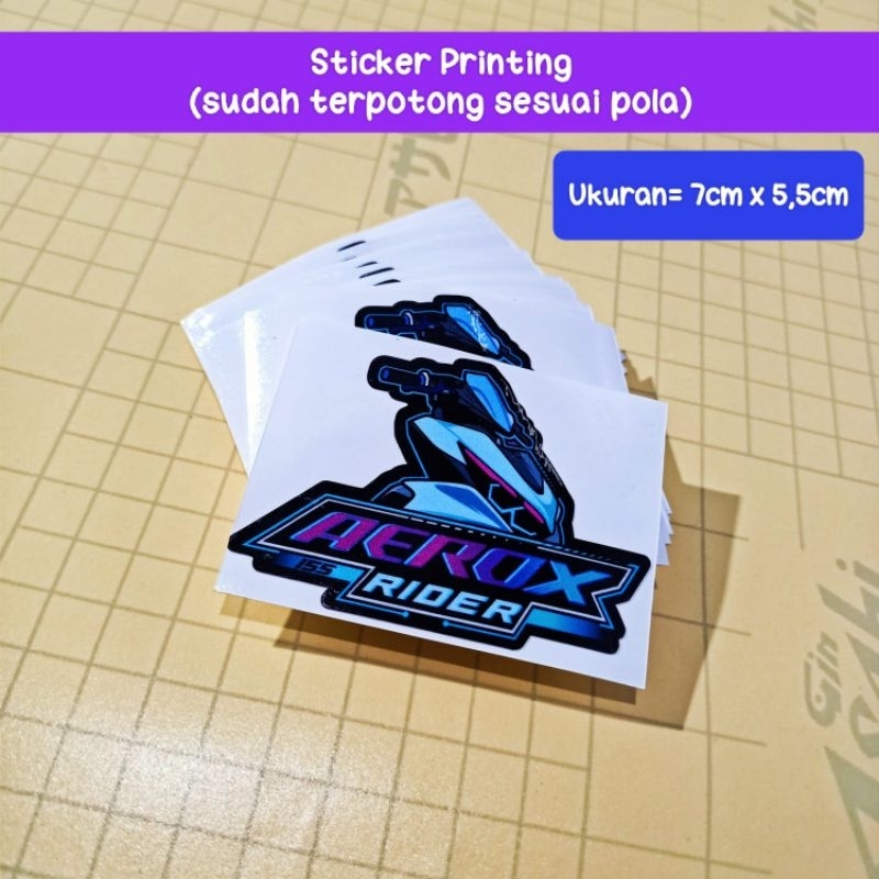 Aerox RIDER printing sticker | Shopee Philippines
