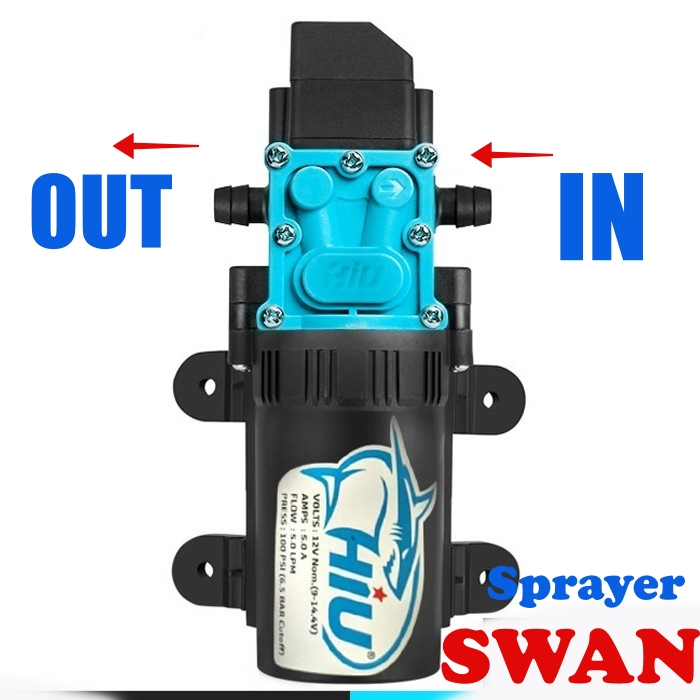 Hiu 12V DC pump upgrade SWAN electric sprayer Carrying tank | Shopee ...