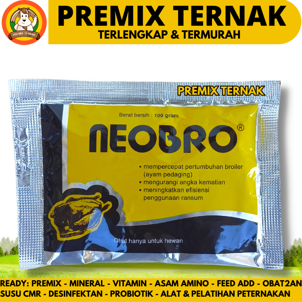 Neobro 100 GRAM - Weight Increasing Vitamins for Poultry Broiler ...