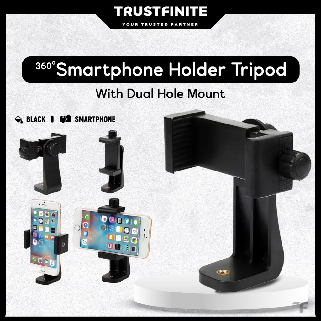 Oem C4 Tripod Holder U Mount Horizontal Vertical 360 Smartphone HP ...