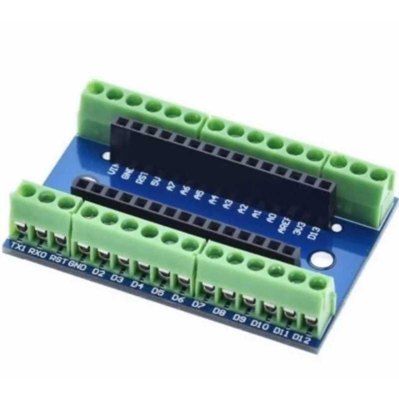 Arduino Nano Terminal I/O Expansion Shield board sensor | Shopee ...