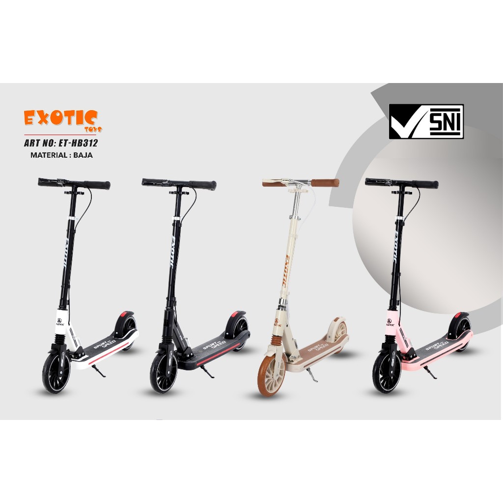 Scooter Otoped Scooter ET-HB 312 Hand Brake Exotic Children Adult Iron ...