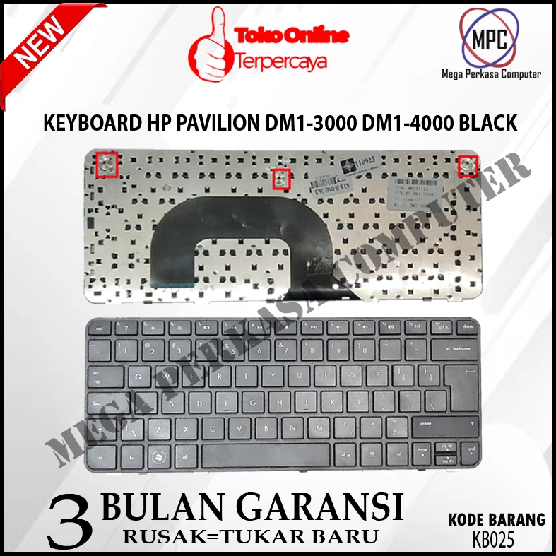 HITAM Laptop Keyboard HP Pavilion DM1-3000 DM1-3100 DM1-3200 DM1-4000 BLACK | Shopee Philippines