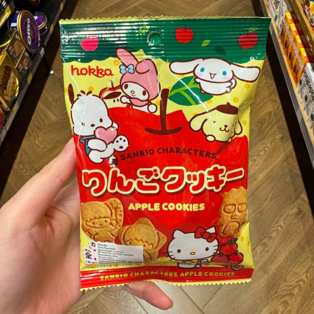 Hokka Hokkaiku Sanrio Characters Apple Cookies Apple Flavored Biscuits ...